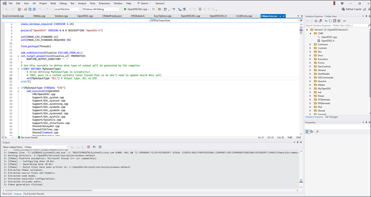 Compile using MSVS (Windows)